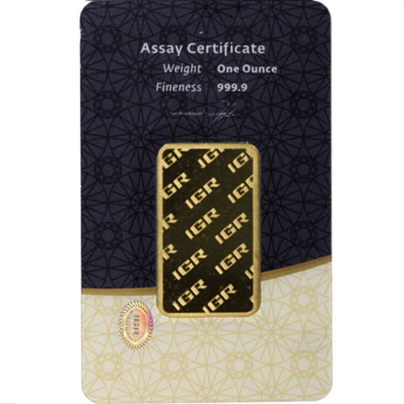 1 oz Istanbul Gold Refinery (IGR) Gold Bar - Royal Bull